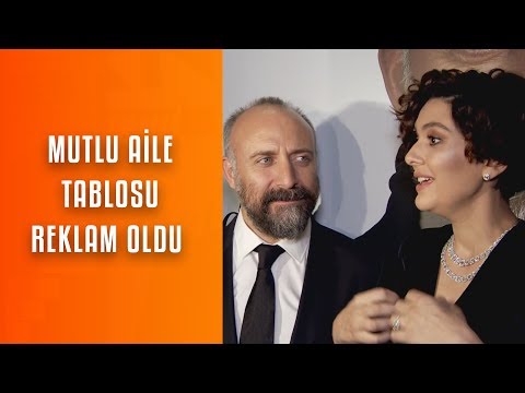 Sevilen aile Bergüzar Korel ve Halit Ergenç reklam yüzü oldu
