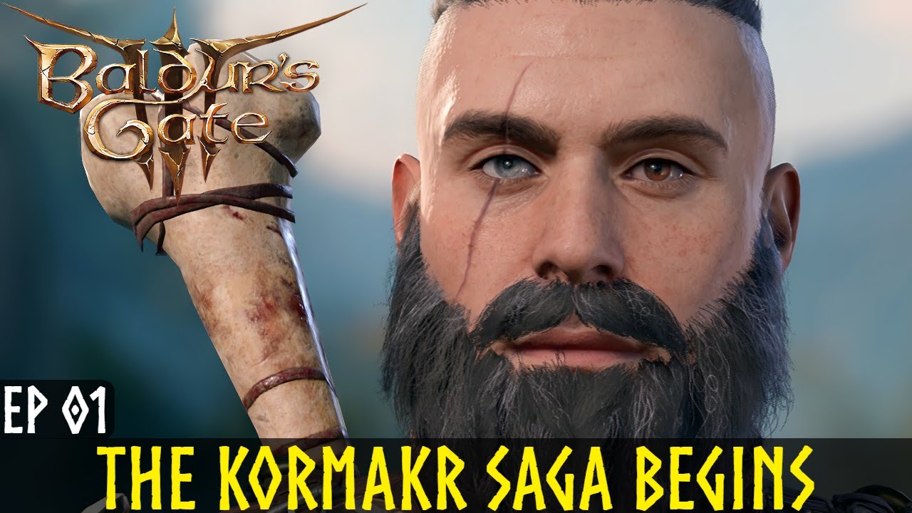 🌳Baldur's Gate 3 Playthrough🌳 EP 01 - Kormakr Saga Begins | A Baldurian ...