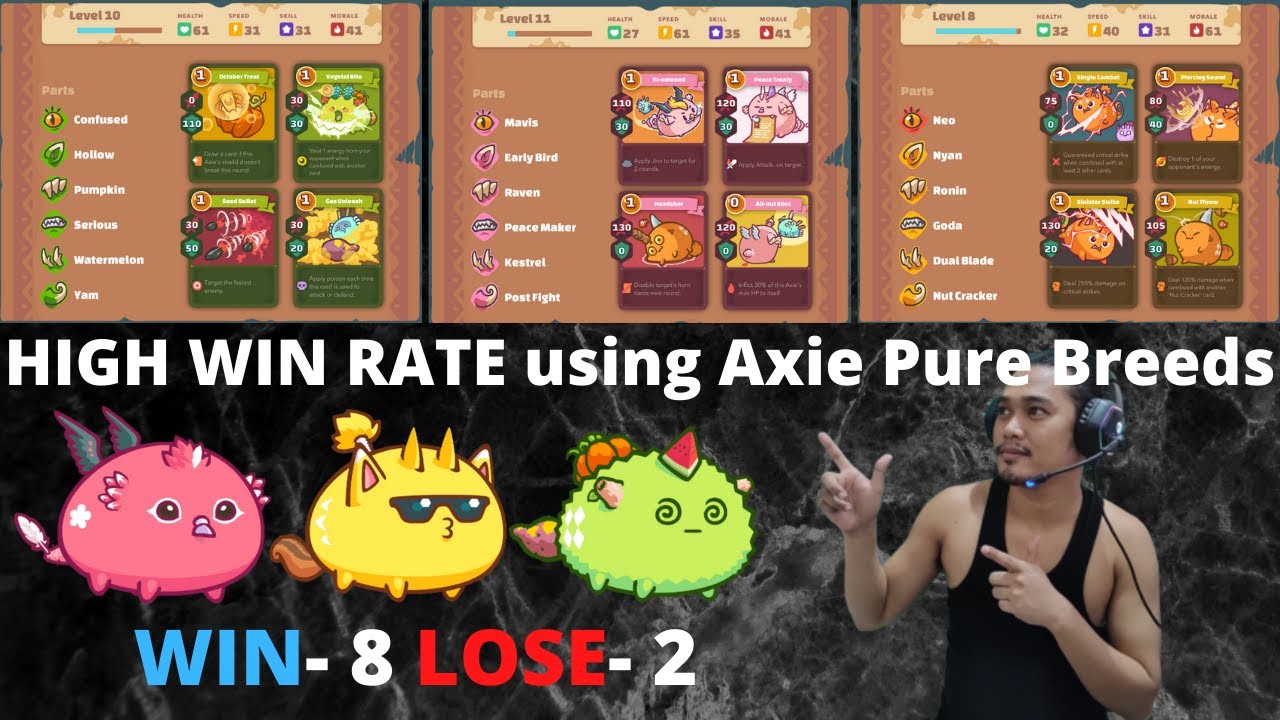 AXIE INFINITY WHY PURE BREEDS ARE SO STRONG BUILD? - YouTube