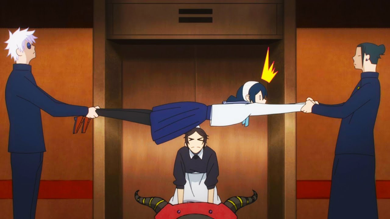 🇧🇷 Gojo e Geto Testando a FLEXIBILIDADE Da Riko (Jujutsu Kaisen 2 ...