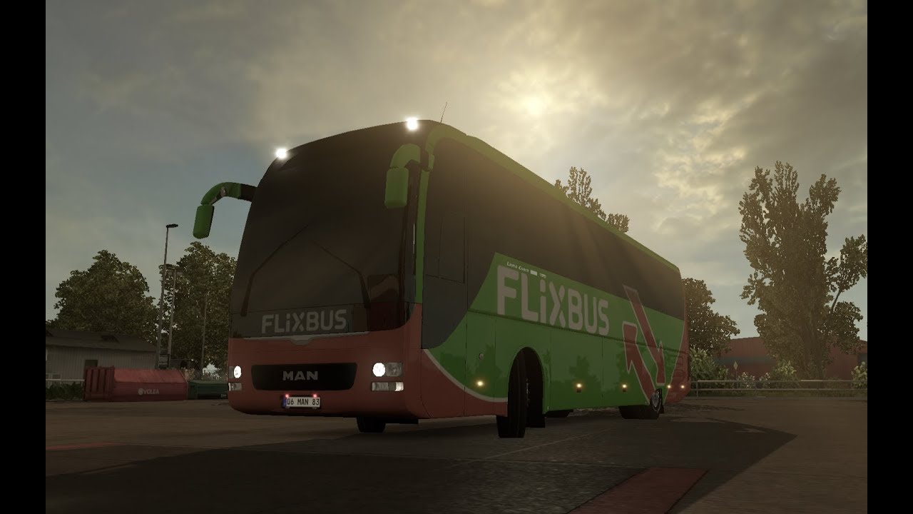 ETS 2 MAN Lion's Coach Flixbus skin review - YouTube