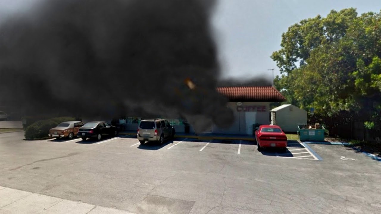 1-Story Commercial Convenience Store Fire Simulation - YouTube