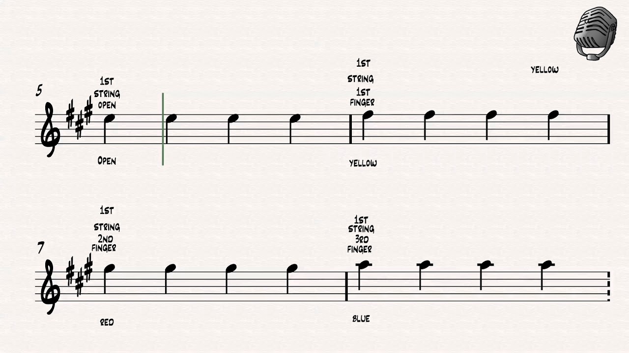 Beginner Mariachi Warm Up In Style in A #1 : Ranchera Lenta Violin ...