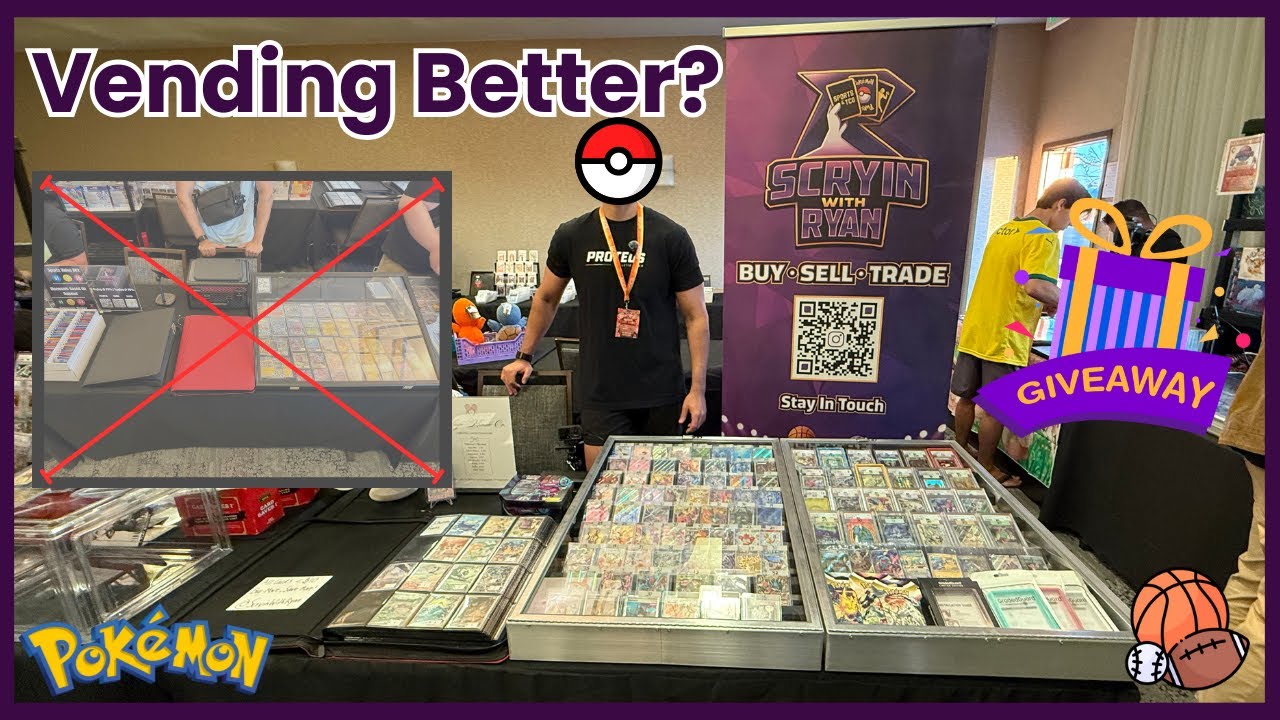 Vending A Local Pokemon Card Show Start To Finish - Vendor POV ...