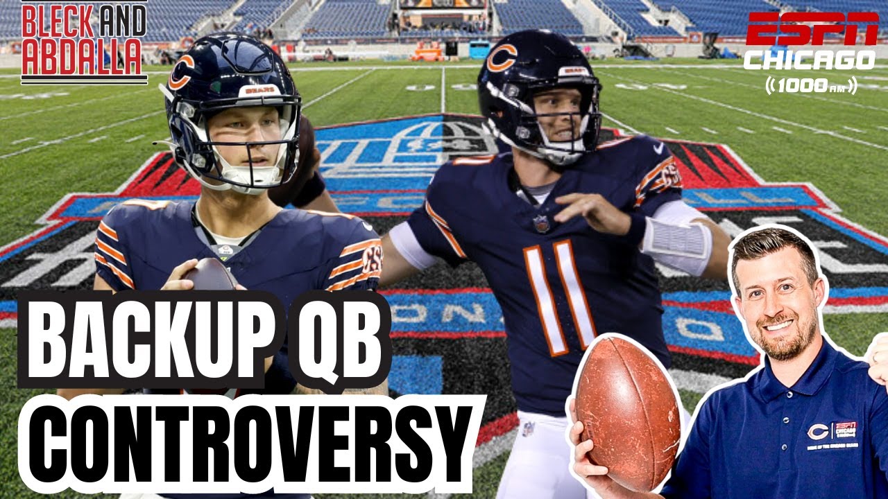 The Bears Have A QB Battle For Backup To Caleb Williams - YouTube