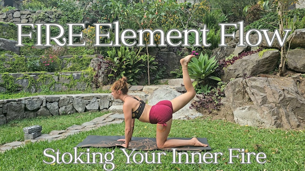 FIRE Element Yoga Flow | 35 Minutes - YouTube
