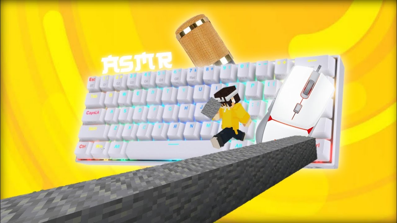 SKY WARS KEYBOARD+MOUSE SOUNDS ASMR MCPE (OTG) - YouTube