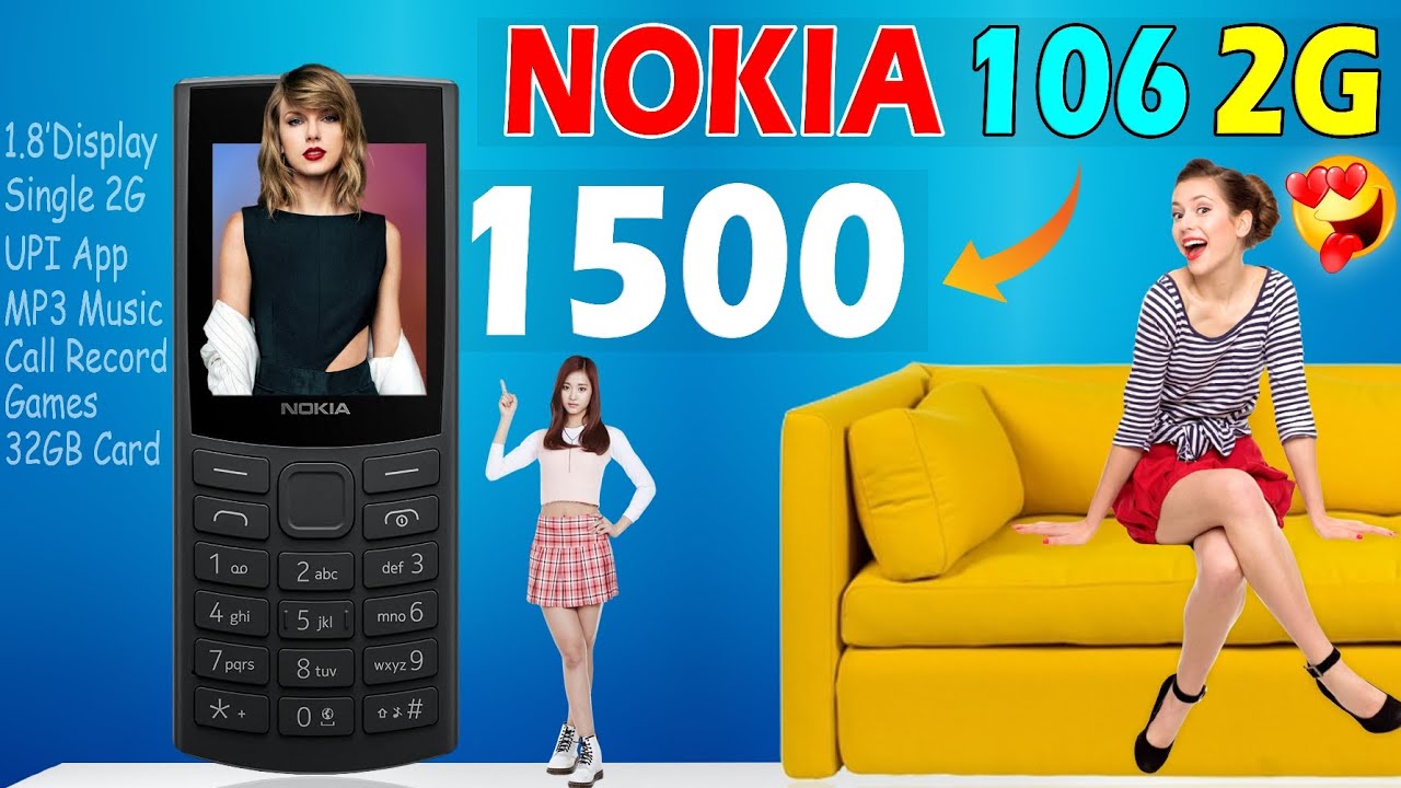 Nokia 106 2G 2023⚡⚡Best Keypad Phone Under 1500 | Best Keypad Phone 2023 | Nokia 106 2G - YouTube