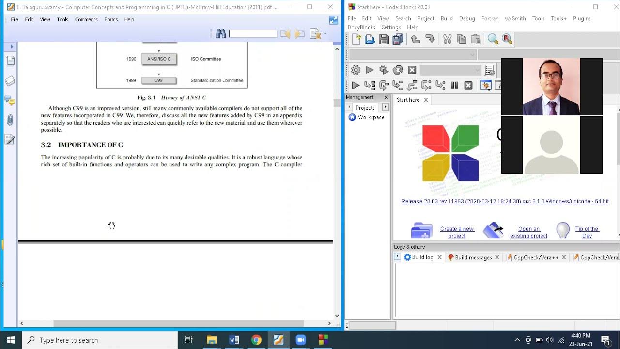 Computer Programming in C Class 2 - YouTube