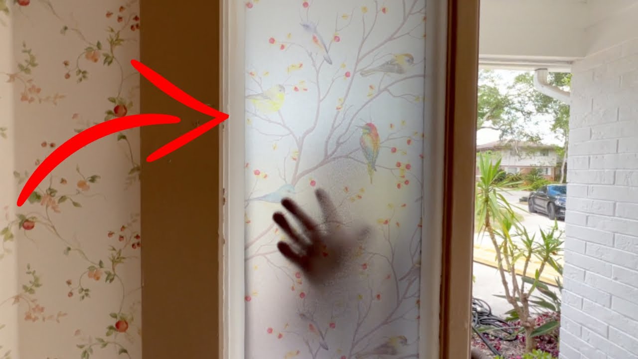 How to Install Decorative Privacy Window Film - YouTube