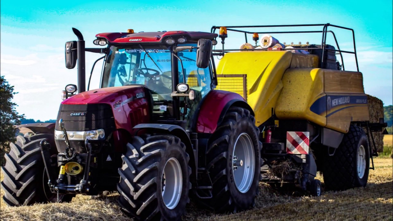 Straw Harvest UK17 Rand Brothers - YouTube