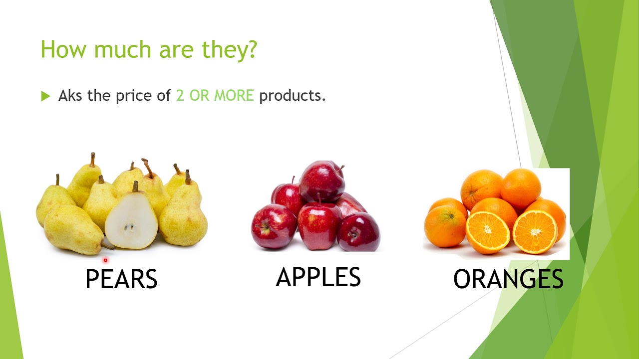 How much is it? or How much are they? - YouTube