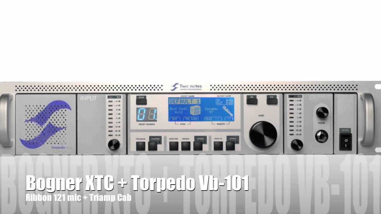 Bogner Xtc + Two Notes Torpedo Vb-101 - YouTube