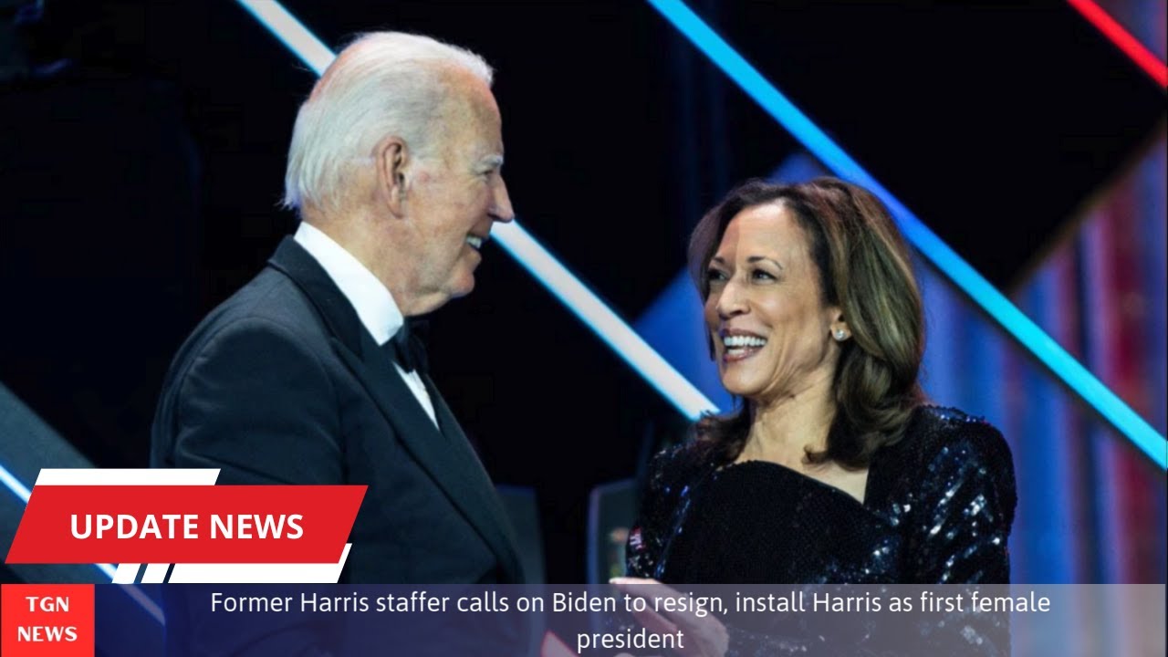 Former Harris staffer calls on Biden to resign, install Harris as first ...