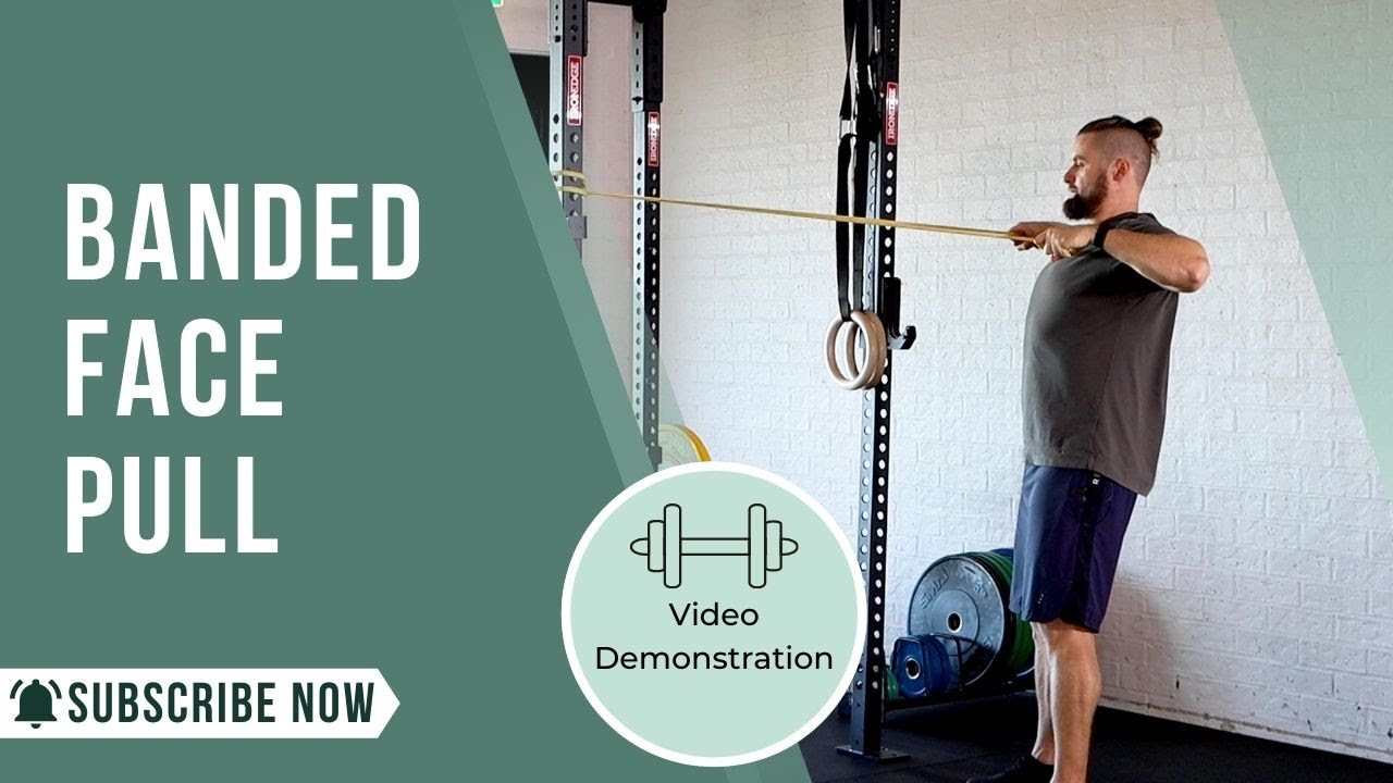 How to Perform a Banded Face Pull - Exercise Demonstration - YouTube