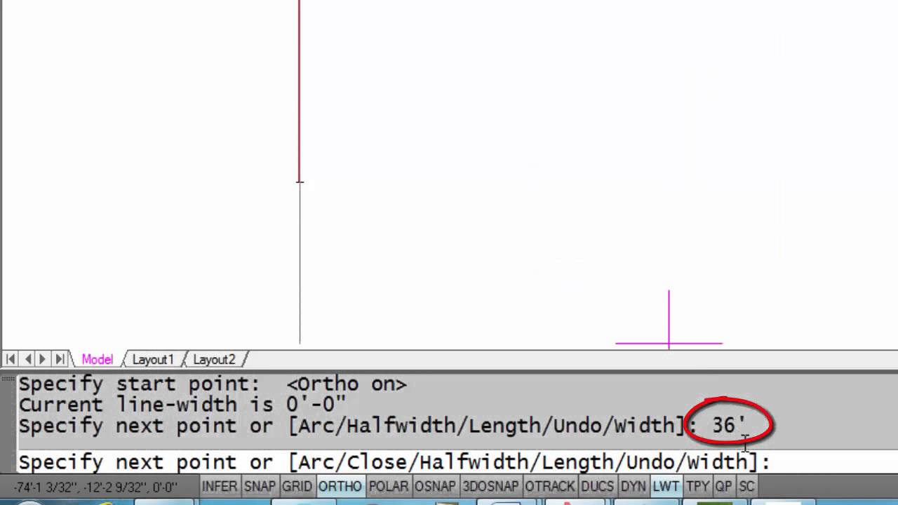 Autocad - Polylines & Offset to create a Foundation Plan part 1#36 ...