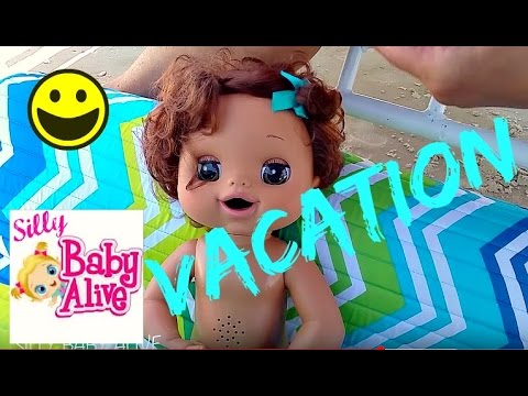 BABY ALIVE BEACH VACATION!! - YouTube