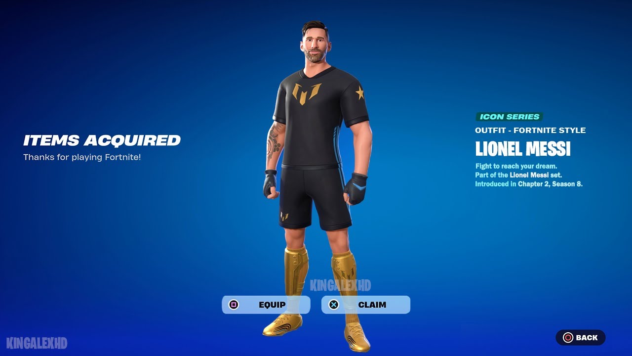 How To Get Lionel Messi Skin NOW FREE In Fortnite! (Unlocked LEGO ...