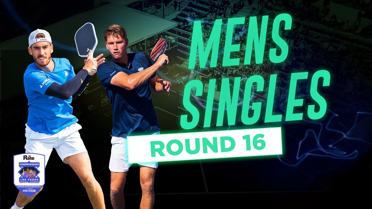 Federico Staksrud v Collin Shick at the Rate Championships presented by ...