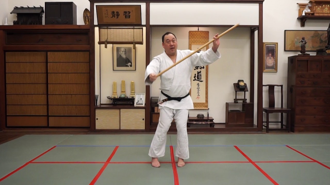 Advanced Jo Short Staff Skills with Ken Watanabe Sensei - YouTube