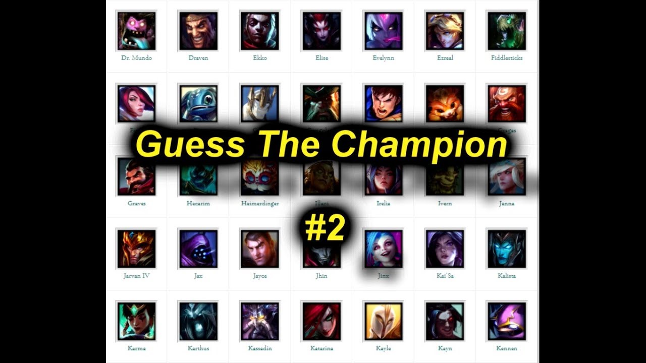 League of legends Guess the champions with 3 quotes (Easy Mode )#2 ...