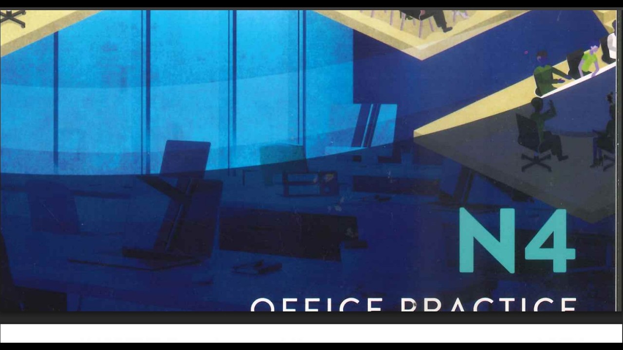 OFFICE PRACTICE N4 MODULE 1 INTRODUCTION - YouTube
