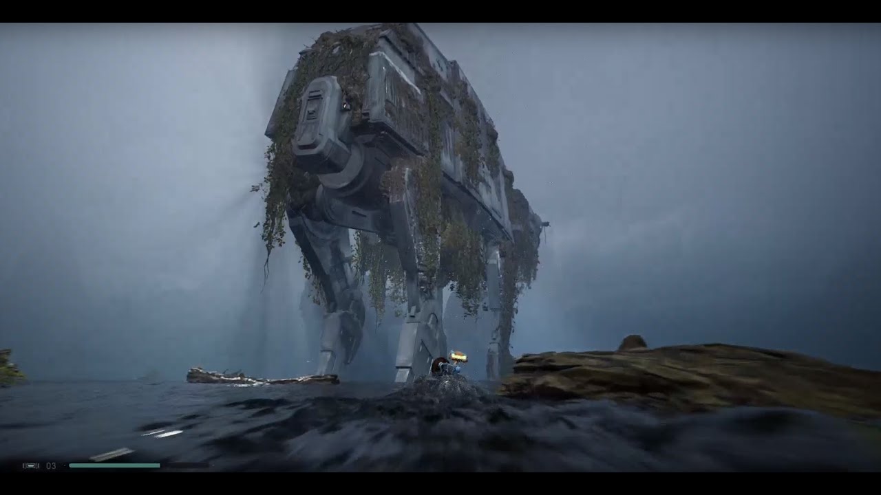 Star Wars fallen order Walker AT AT Захват Шагохода АТ АТ - YouTube