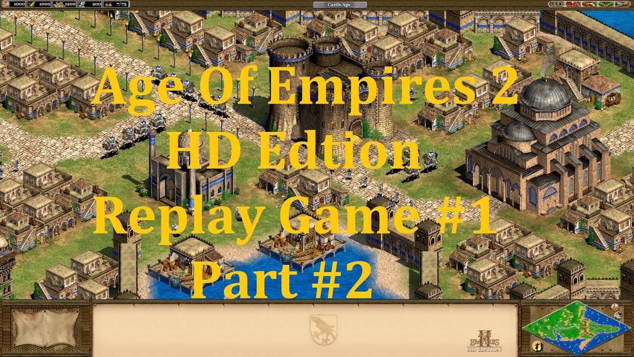 AoE 2 HD Edition EPIC GAME 4v4 Black Forest Replay Game #1 (Part #2 ...