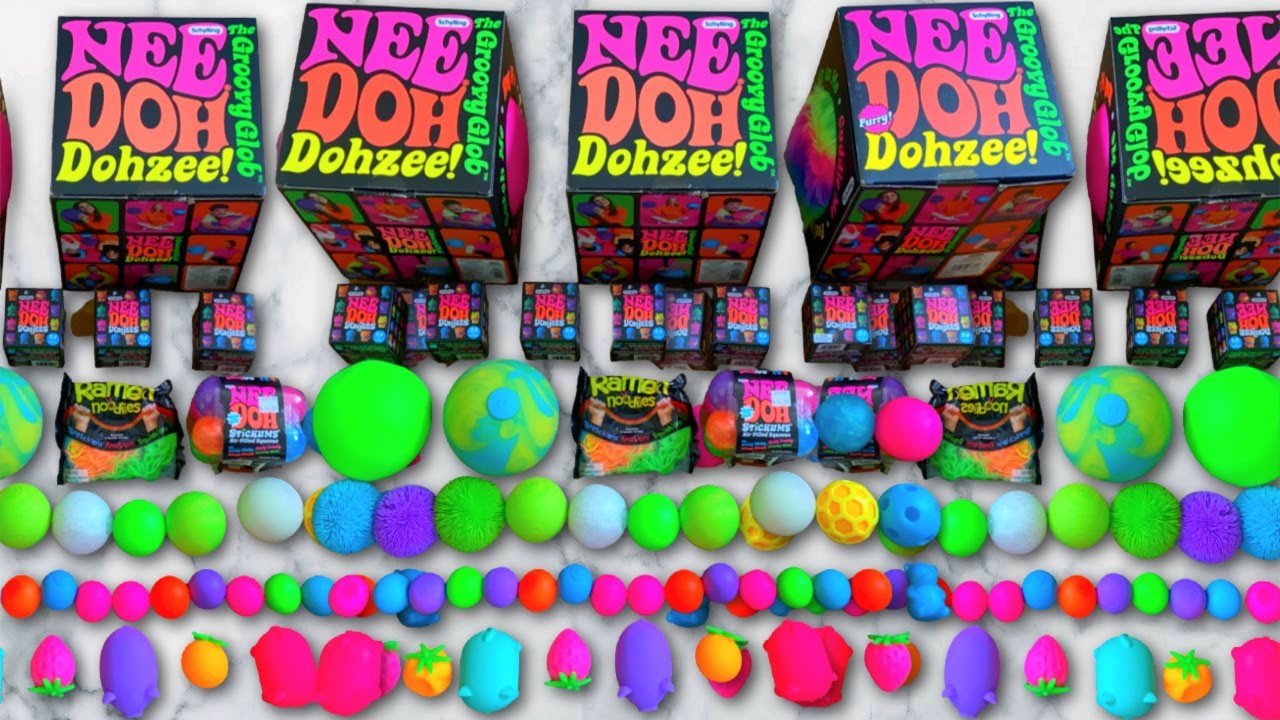 MY NEEDOH FIDGET COLLECTION!!!🌈 *extremely satisfying* - YouTube