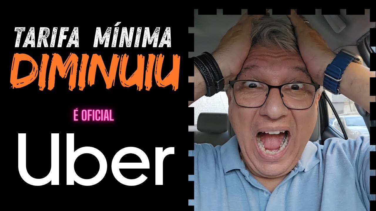 A UBER DIMINUI A TARIFA MÍNIMA - YouTube