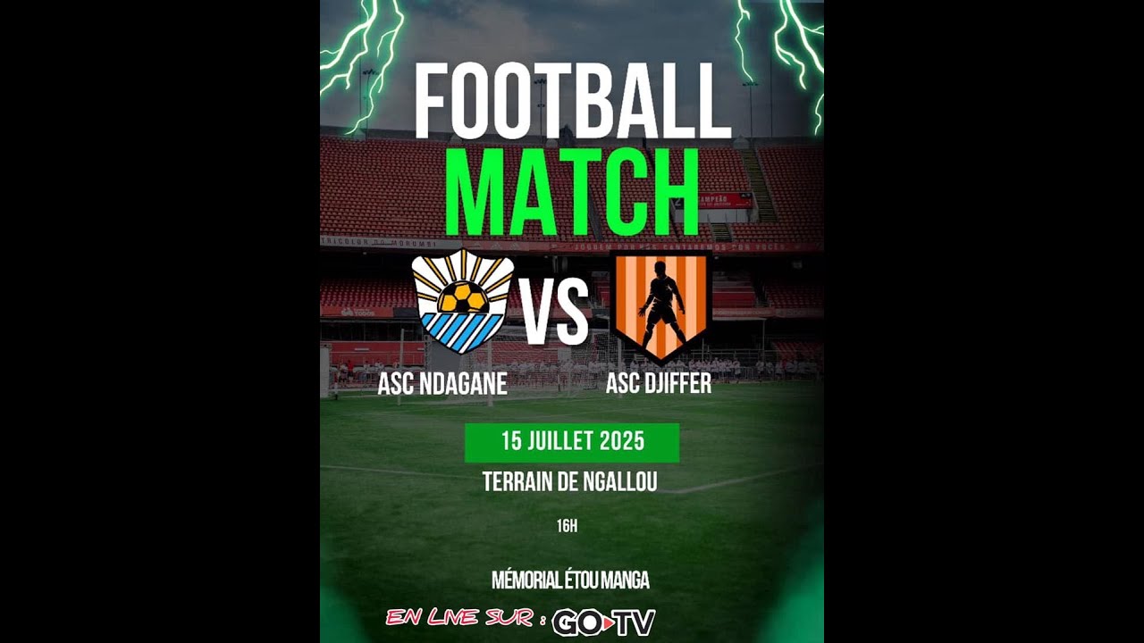 DEUXIÈME MI-TEMPS MATCH AS DANGANE VS AS DJIFER - YouTube