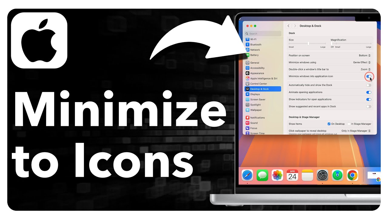 How To Minimize Windows To App Icon Instead Of Dock On Mac - YouTube