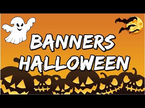 Banners Descargables para HALLOWEEN + LINK DE DESCARGA - YouTube