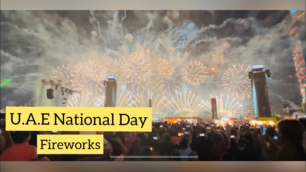 Firework On UAE National Day Dubai Festivals City Amazing Night DJ firework-on-uae-national-day-dubai-festivals-city-amazing-night-dj