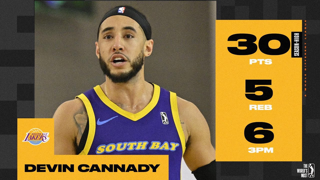 Devin Cannady Erupts For A SEASON-HIGH 30 PTS In Win Over Wolves - YouTube