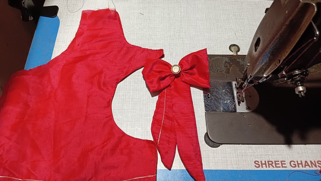 Back hook blouse design||back hook bow design|| # blouse design ...