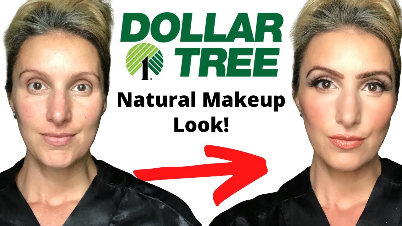 DOLLAR TREE MAKEUP! First Impressions & Natural Makeup Tutorial! - YouTube