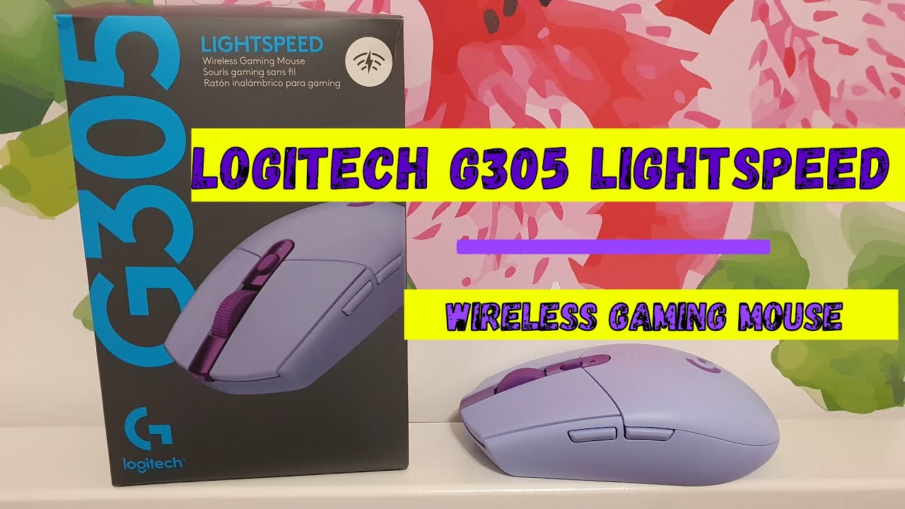 Logitech G305 LIGHTSPEED Wireless Gaming Mouse (910-006023) Lilac - YouTube