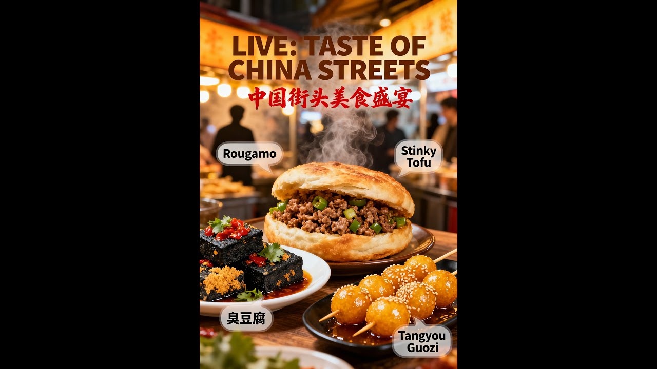 🔴LIVE🔴Chinese street food Streaming #Food #streetfood #chinesefood ...