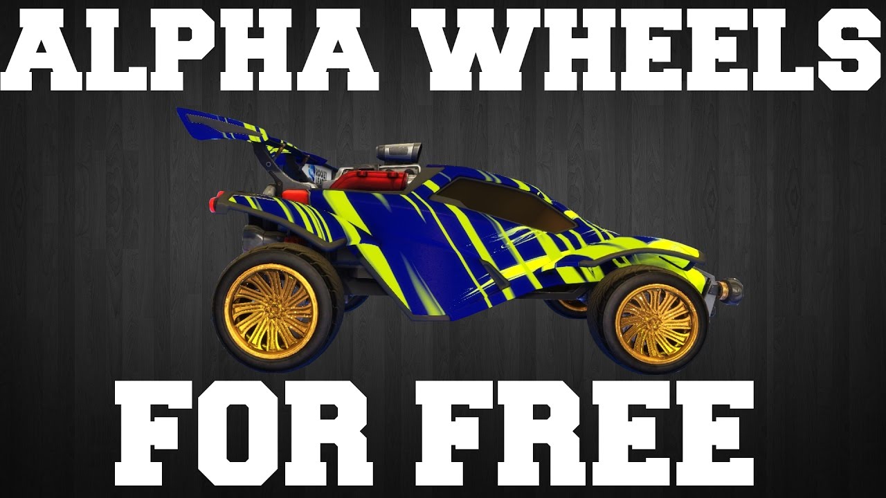 HOW TO GET ALPHA WHEELS FOR FREE | ROCKET LEAGUE - YouTube