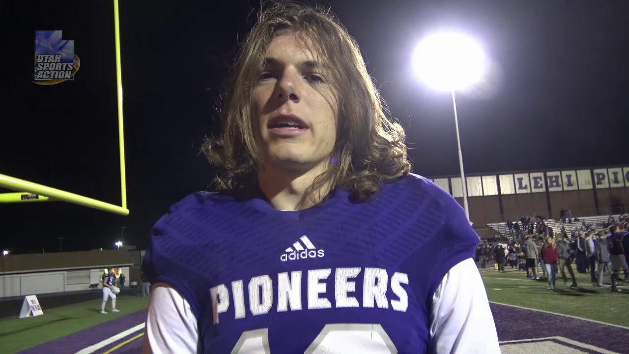 5A Football Playoffs: Cammon Cooper's (Lehi Pioneers) Post-Game ...