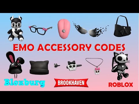 Emo Accessory Codes & Links [] Brookhaven, Bloxburg, Berry Avenue ...