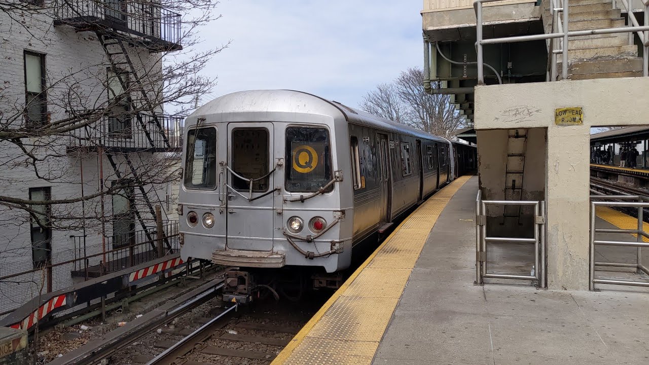 NYC Subway: R46 Q Train Ride to Coney Island via Brighton Local - YouTube