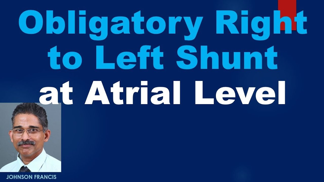 Obligatory Right to Left Shunt at Atrial Level - YouTube