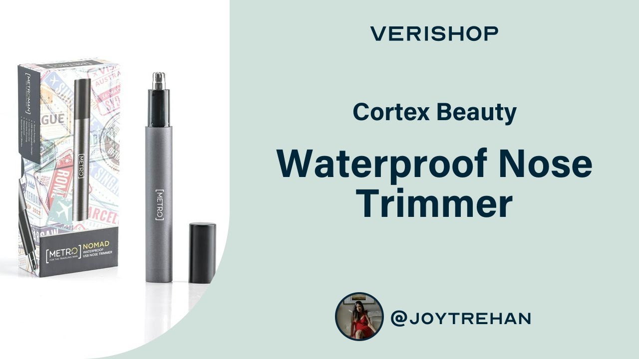 Cortex Beauty Waterproof Nose Trimmer Review - YouTube