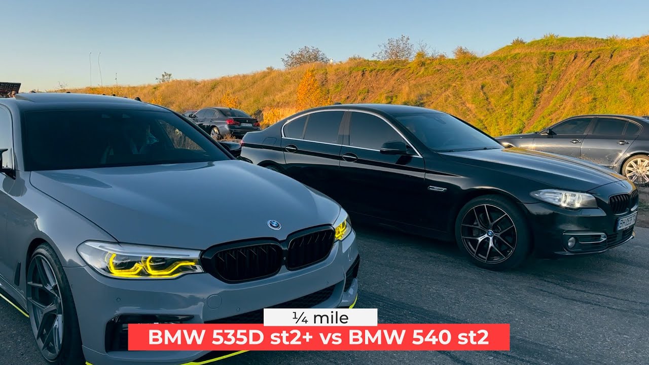 BMW 535D stage 2 vs BMW 540 stage 2 - YouTube