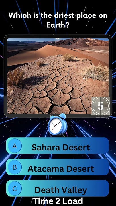 Driest Place on Earth? 🌵 | Most People Guess It Wrong! #shorts # ...