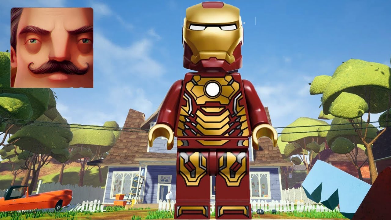 Hello Neighbor - New Neighbor Lego Iron Man Act 2 Door Gameplay ...