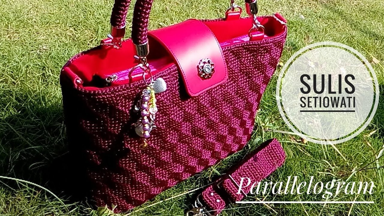 Crochet || how to make 2d parallelogram motif || #crochet bag - YouTube