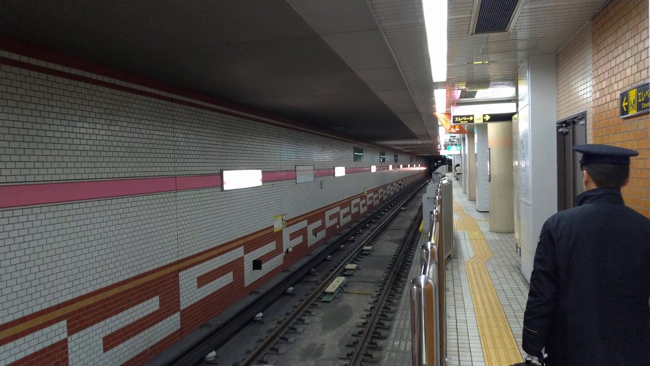 Osaka Metro Sennichimae line Minami Tatsumi sta. 大阪メトロ 千日前線 25系 25609F ...